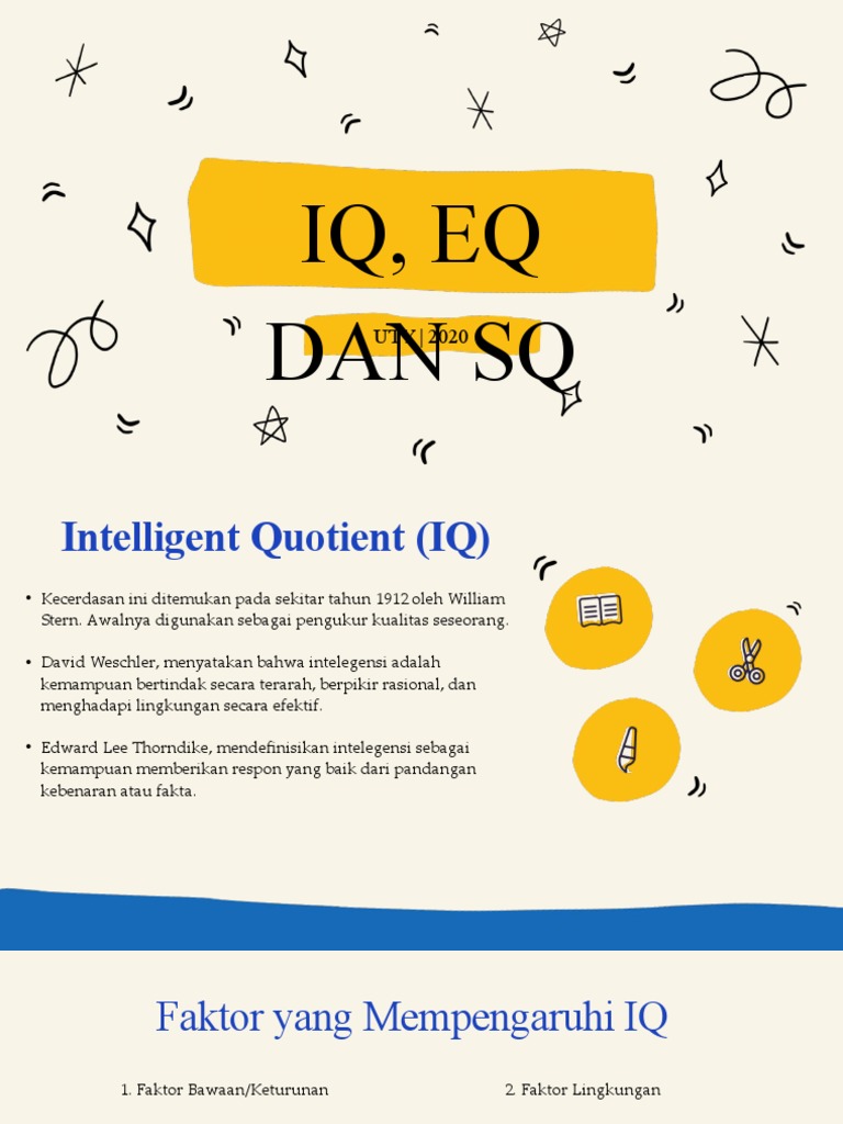 Part 2 - IQ, EQ, SQ | PDF
