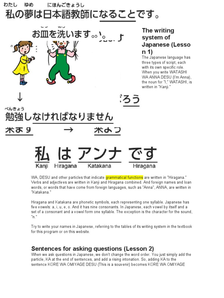 Easy Japanese Grammar | PDF | Japanese Language | Adjective