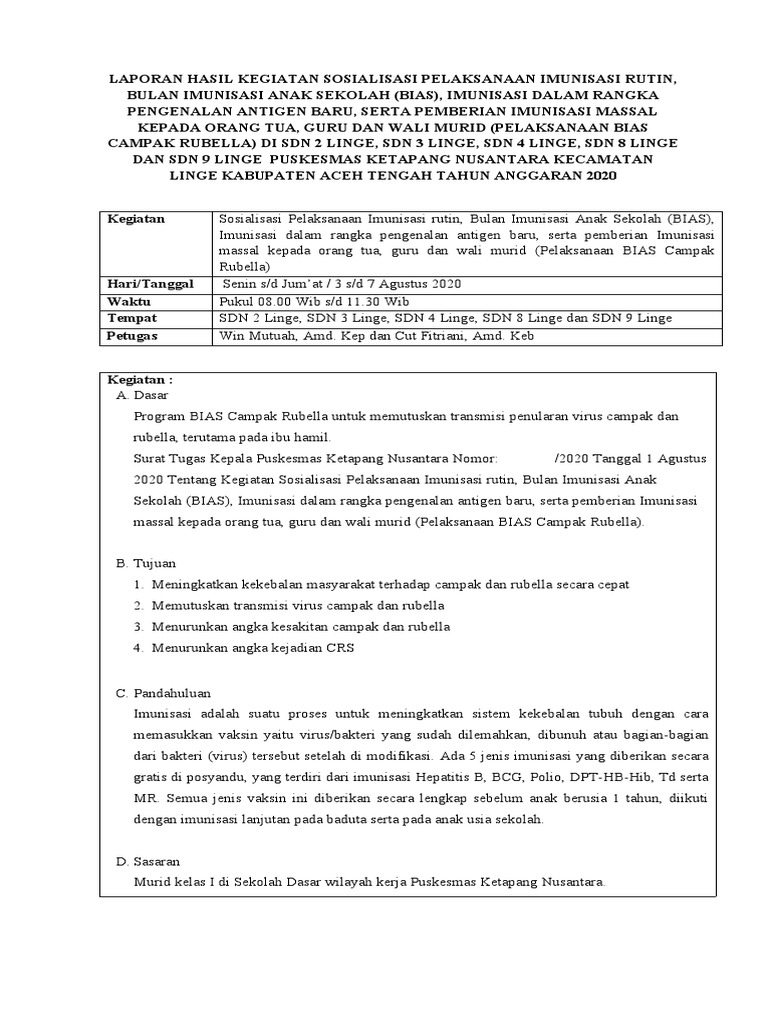 LAPORAN HASIL Bias MR | PDF