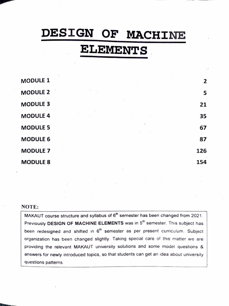 Design of Machine Element | PDF