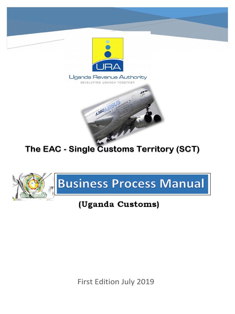 The SCT Process Manual - (URA) V-1 (12-09-2019) | PDF | Customs | Bill ...