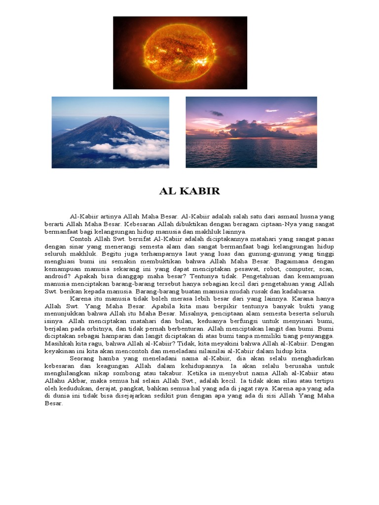 Al Kabir | PDF
