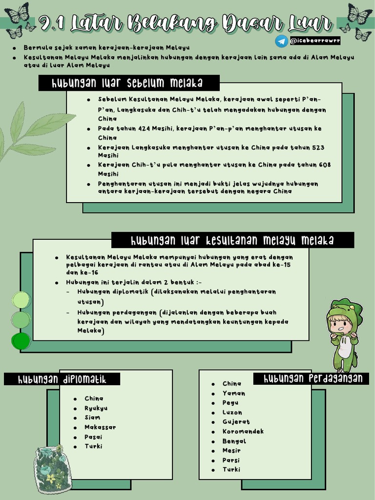 Nota Sejarah Form 5 KSSM Bab 9 | PDF