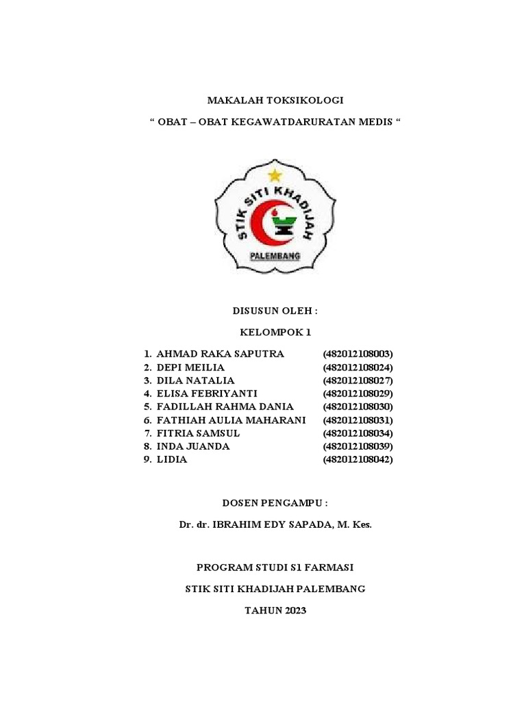 Makalah Toksikologi Kel 1 | PDF