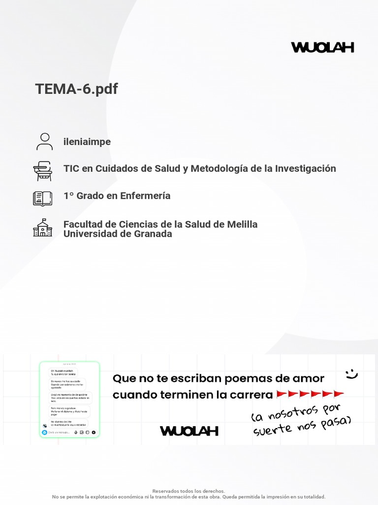 Wuolah Free TEMA 6 | PDF