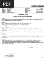 USG Abdominal Pelvis Report | PDF | Abdomen | Anatomy