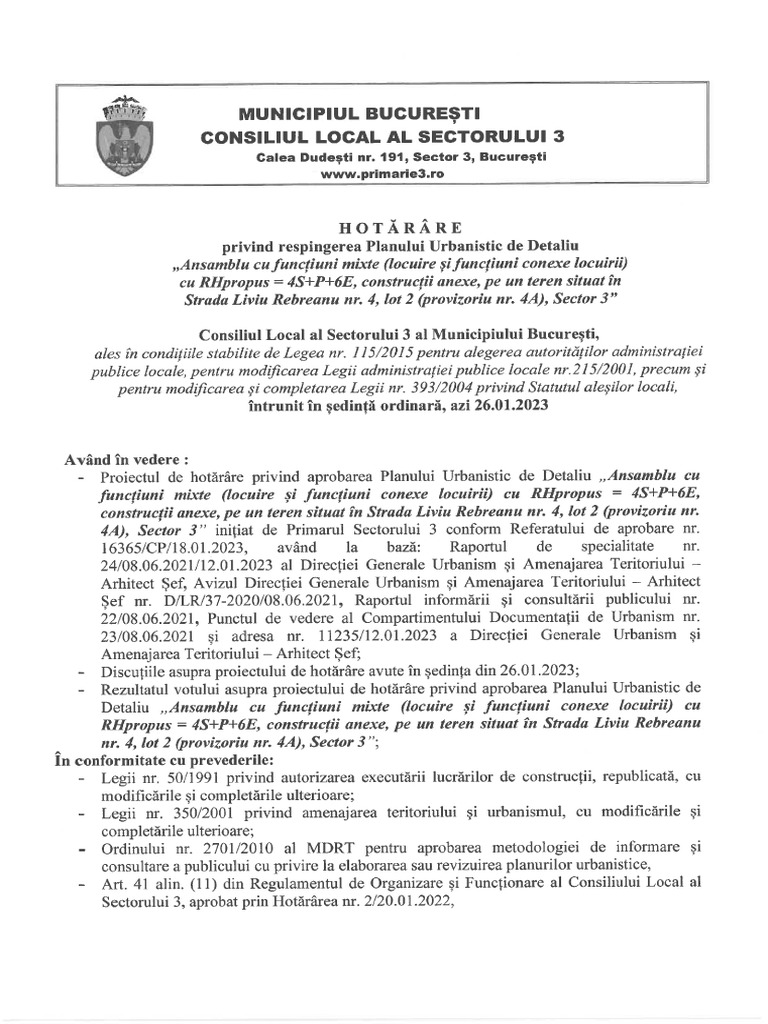 HCLS3 nr.33 Din 26 .01.2023 | PDF