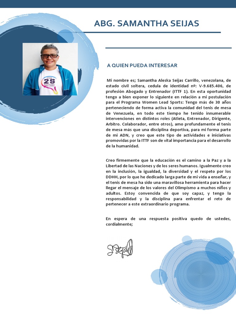 A Quien Pueda Interesar | PDF