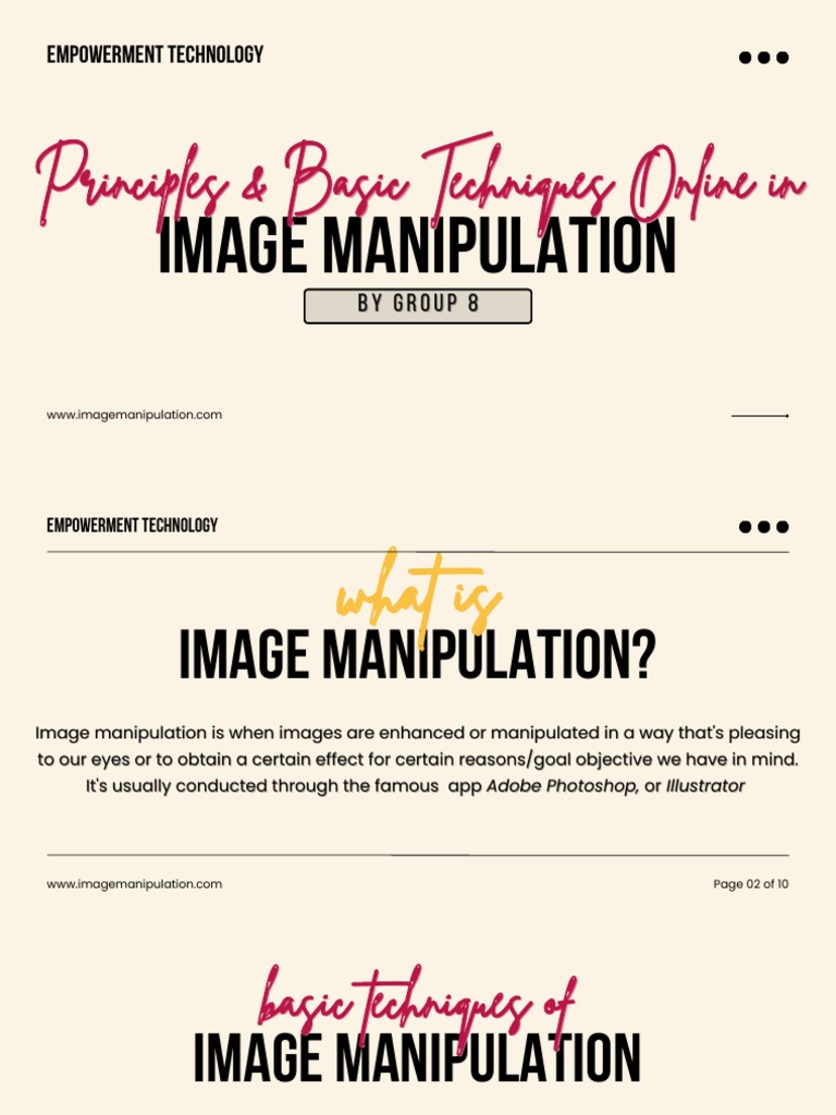 Image Manipulation | PDF | Image Editing | Color