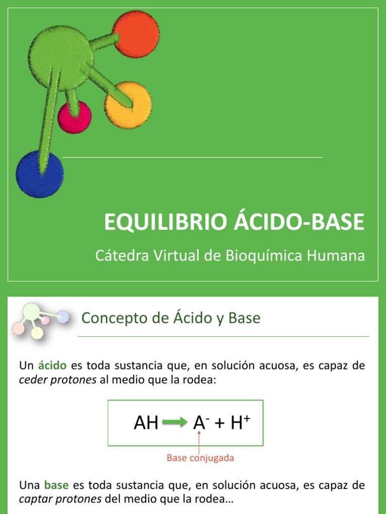 04 - Equilibrio Ácido-Base y Regulación | PDF | Ph | Solución tampón