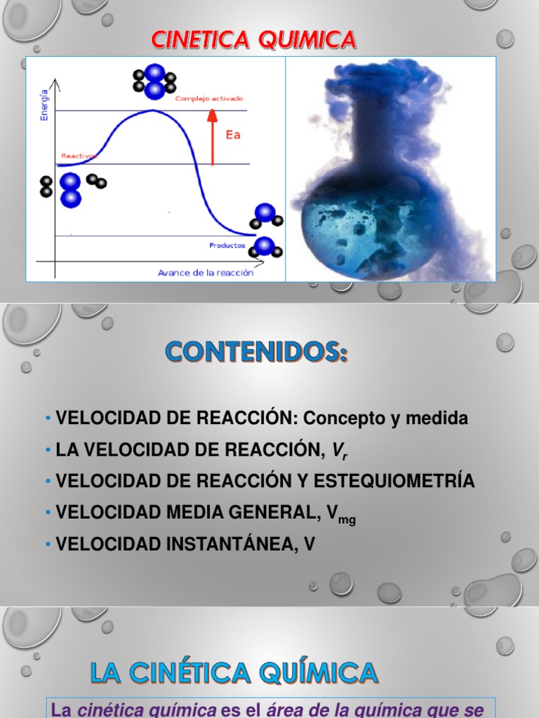 Factores y Medición de Velocidad de Reacción | PDF | Cinética química ...