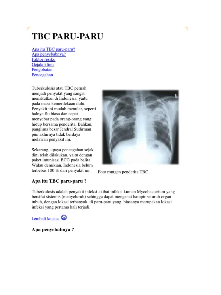 TBC Paru | PDF