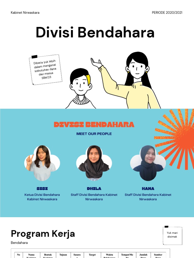 Divisi Bendahara | PDF