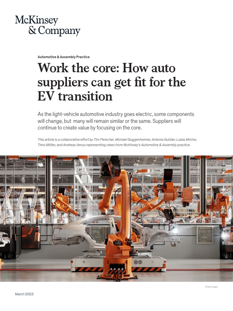 Auto Suppliers' Path to EV Transition | PDF | Electric Vehicle | Car
