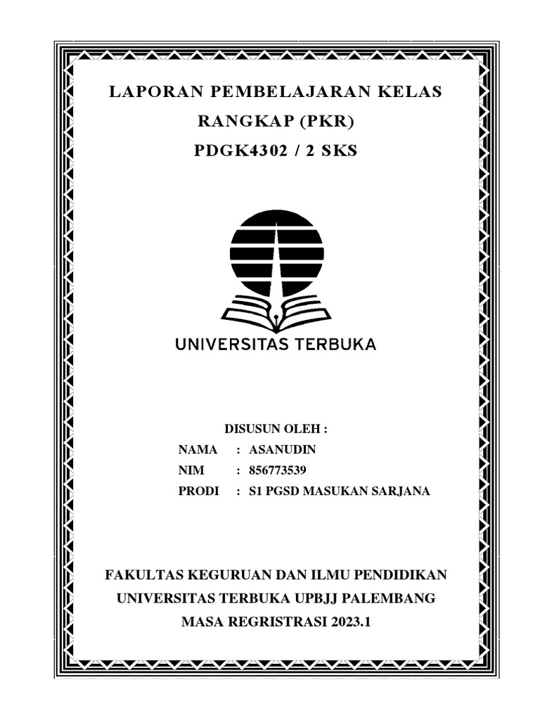 Laporan PKR 856773539 Asanudin | PDF
