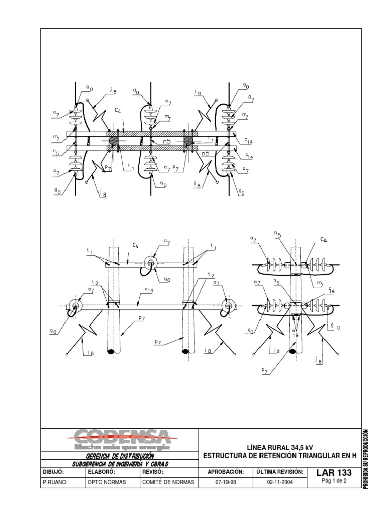 Estructura Lar 133 Codensa | PDF