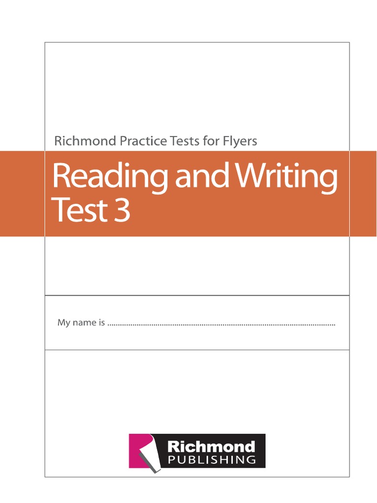 Test 3 Reading and Writing | PDF