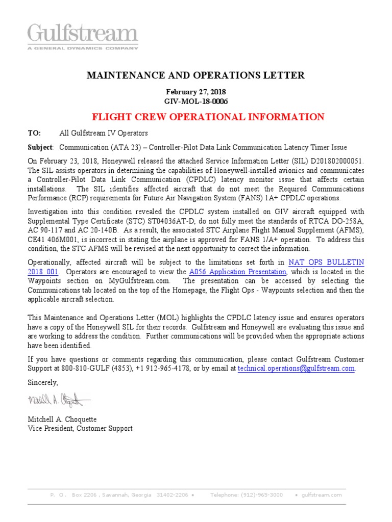 CPDLC Latency Timer MOL | PDF | Aviation | Computing