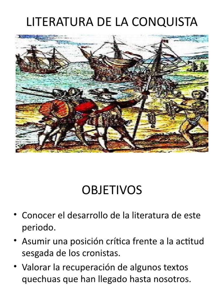 Literatura de La Conquista | PDF