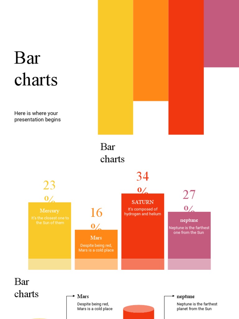 Bar Charts by Slidesgo | PDF | Planets | Planets In Astrology