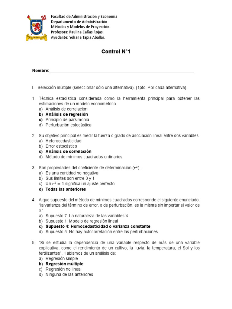 Control N1 MYM PAUTA 511529 | PDF