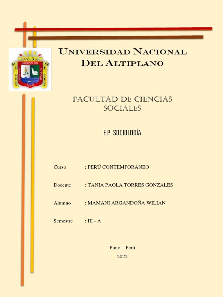 PLAN INCA | PDF | Perú | Ciencias Políticas