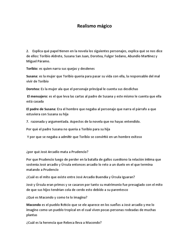 Realismo mágico | PDF