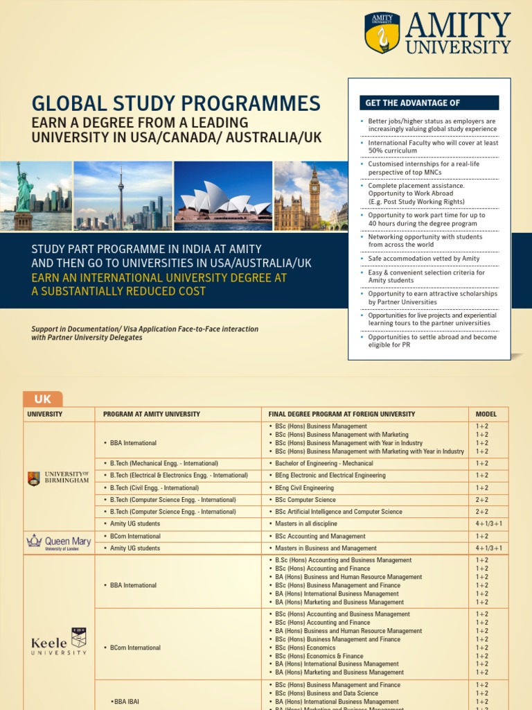 Brochure Amity | PDF