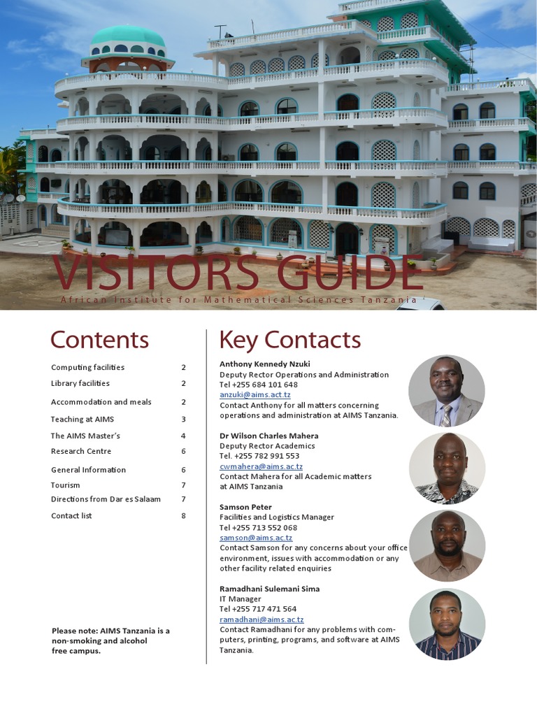 Visitors Guide Tanzania 2016 | PDF | Educational Assessment | Academic Degree