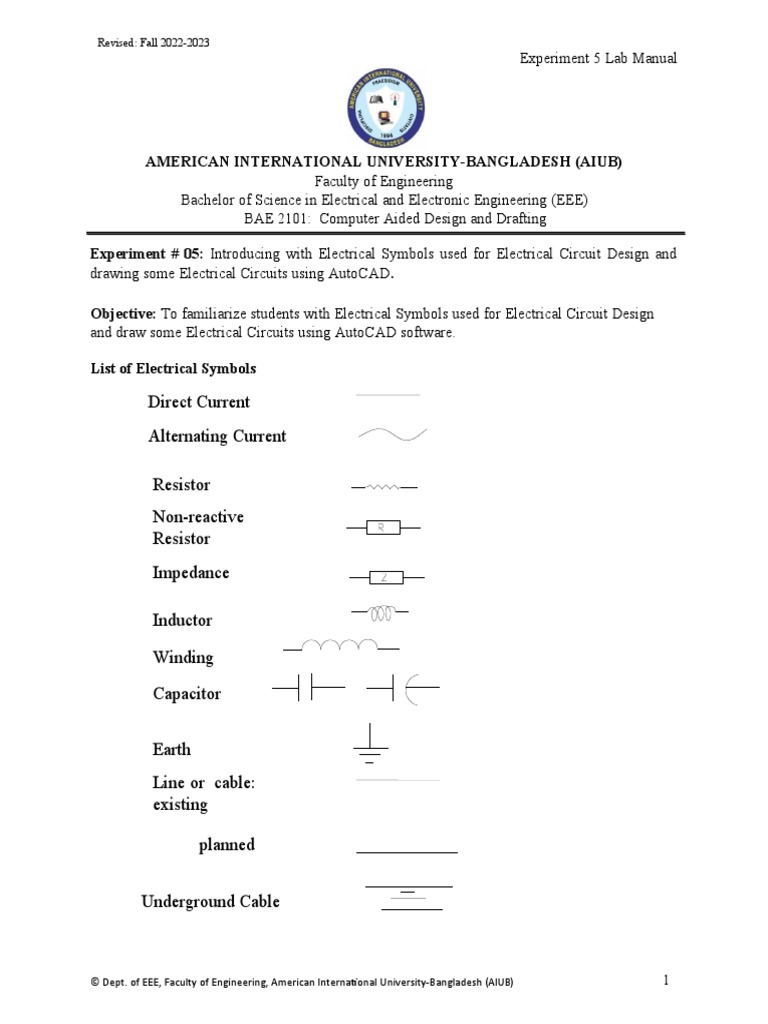 CAD - Exp - 5 - Fall 22-23 | PDF | Electrical Engineering | Electrical Network
