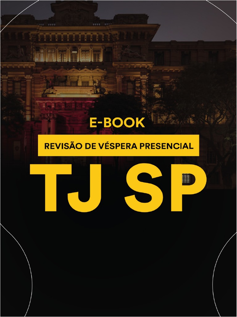 E Book Revisao de Vespera Presencial TJ SP | PDF E Book Revisao de Vespera Presencial TJ SP | PDF