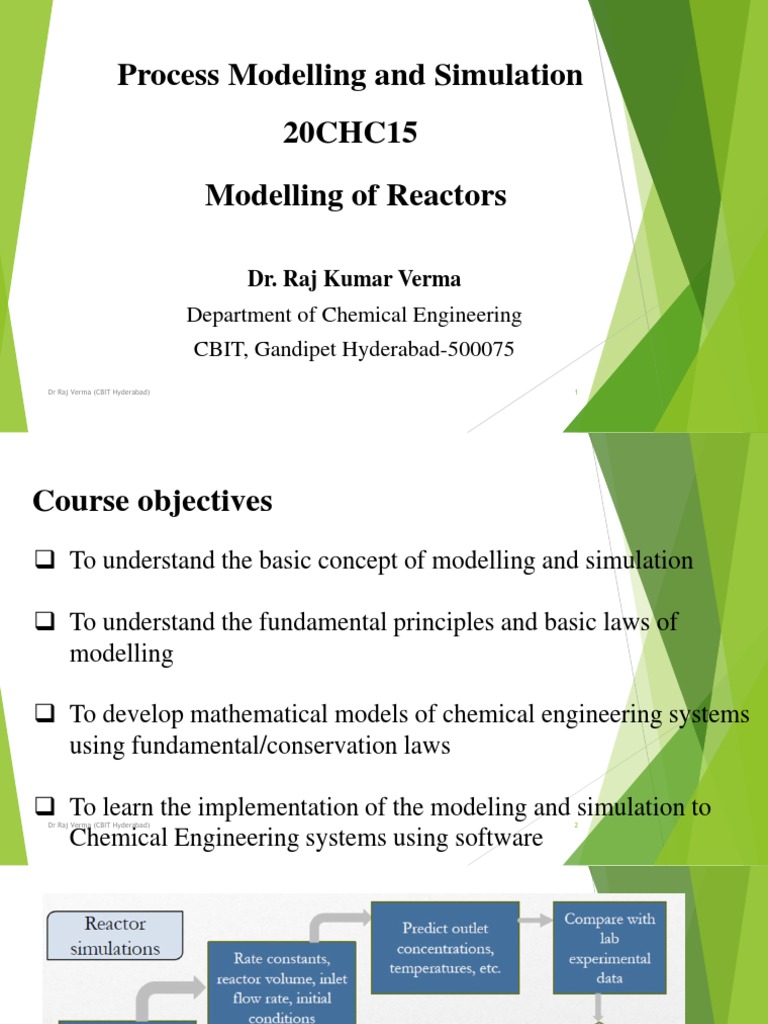 Chemical Reactor Modelling Guide | PDF | Chemical Reactor | Physical ...