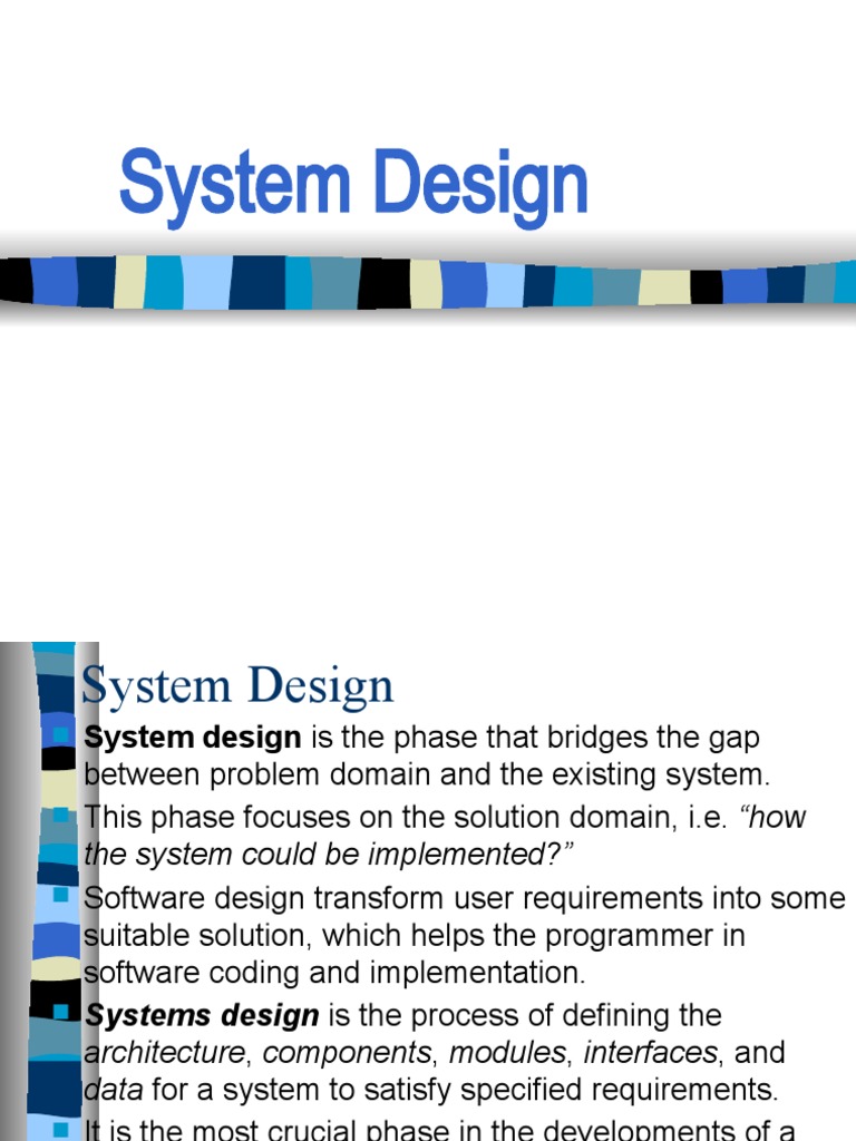 Lecture 3 - System Design | PDF
