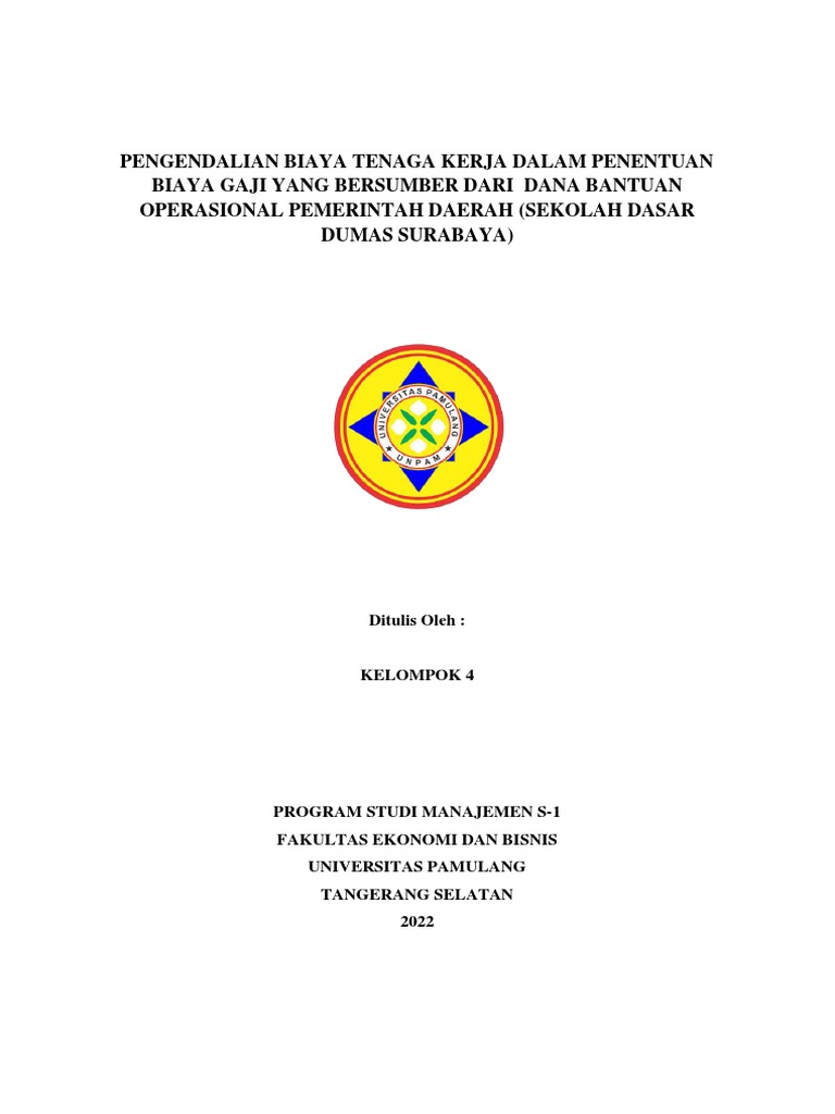 KEL. 4 AKUTANSI BIAYA For Pak Angga - REV2 | PDF