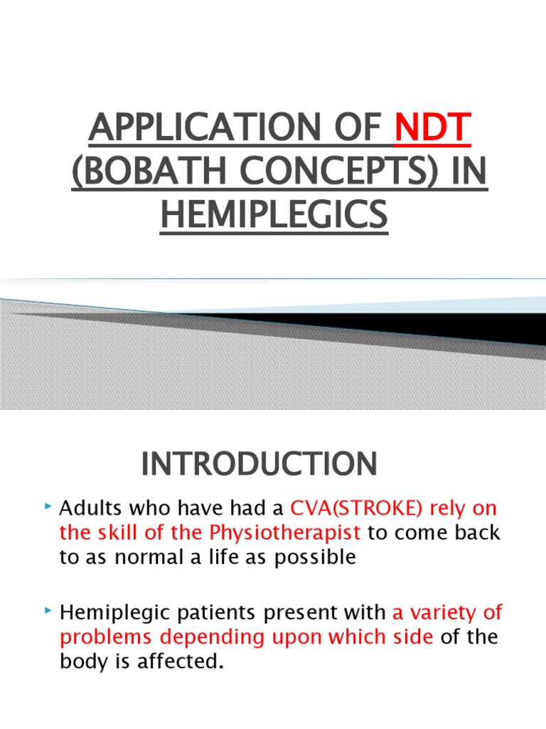 Bobath Therapy for Stroke Recovery | PDF | Anatomical Terms Of Motion ...