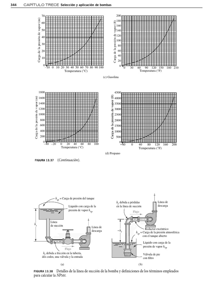 Capítulo Trece: 344 Selección y Aplicación de Bombas | PDF | Presión | Fases de la materia