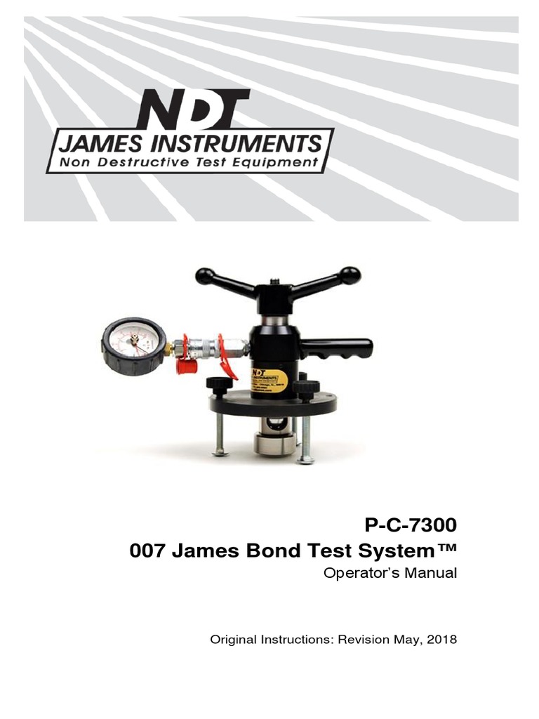 James Instruments Pull Test Data Manual | Download Free PDF ...