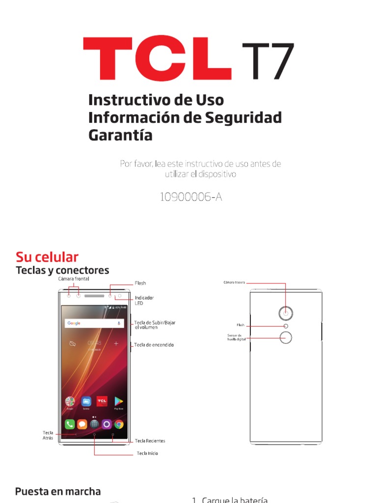 Manual TCL T7 | PDF