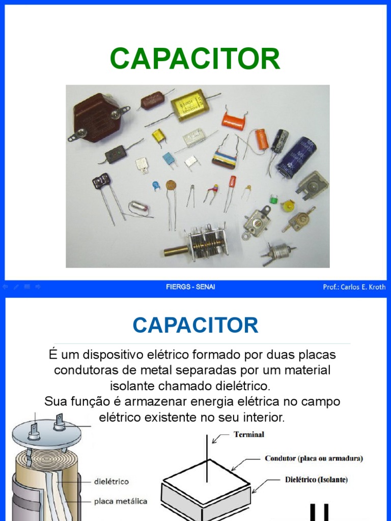 1 CAPACITOR | PDF | Capacitor | Eletricidade