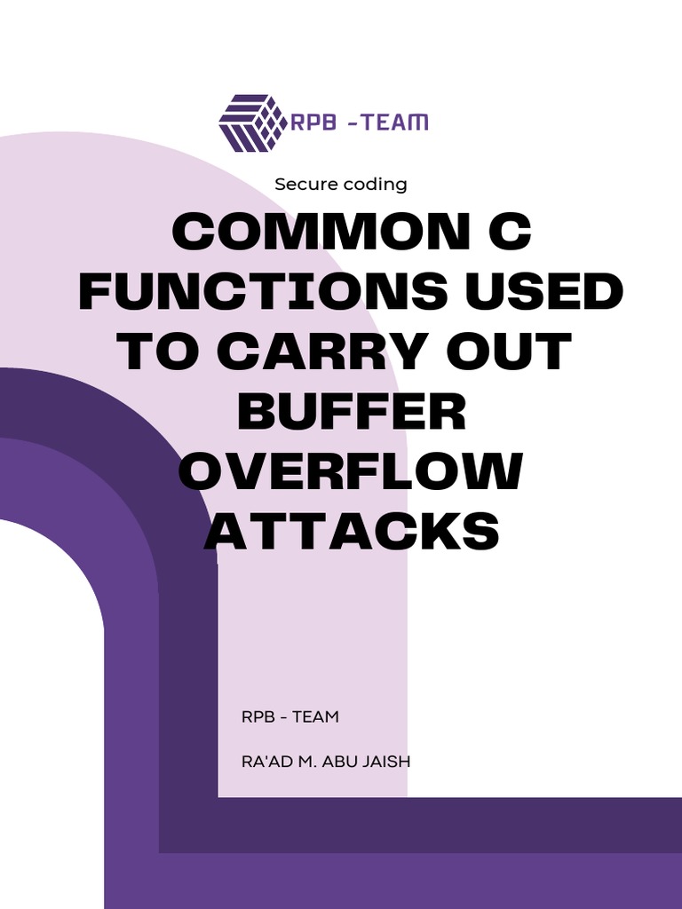 Buffer Overflow Attacks | PDF