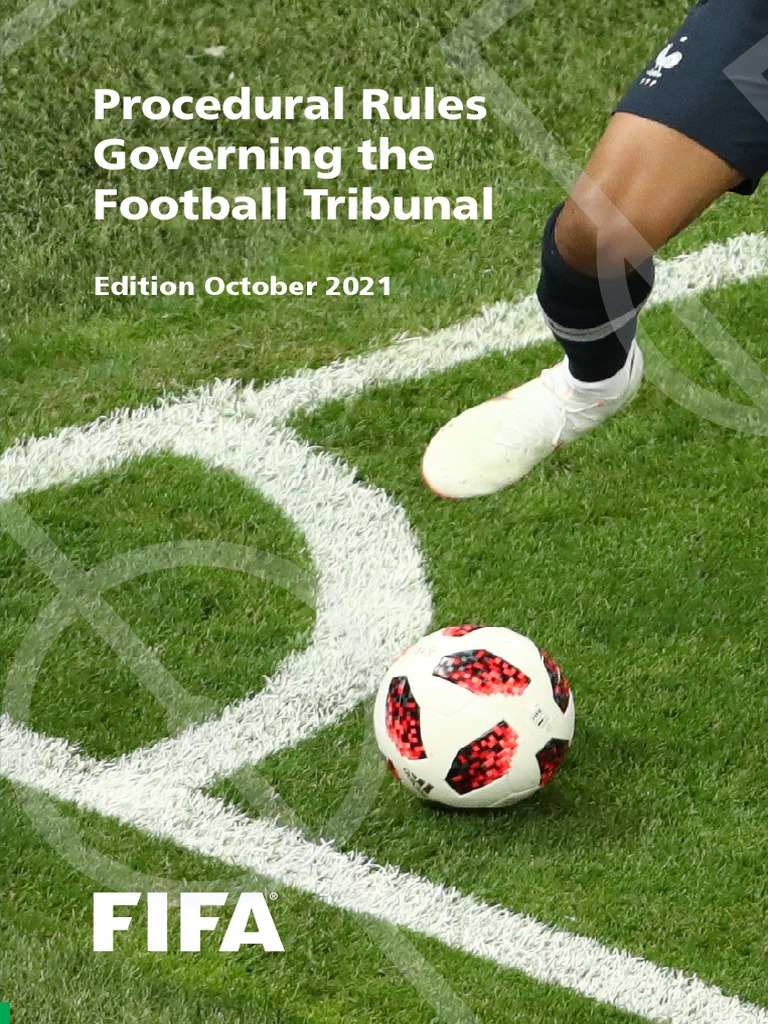 Procedural Rules Governing The Football Tribunal October 2021 | PDF ...