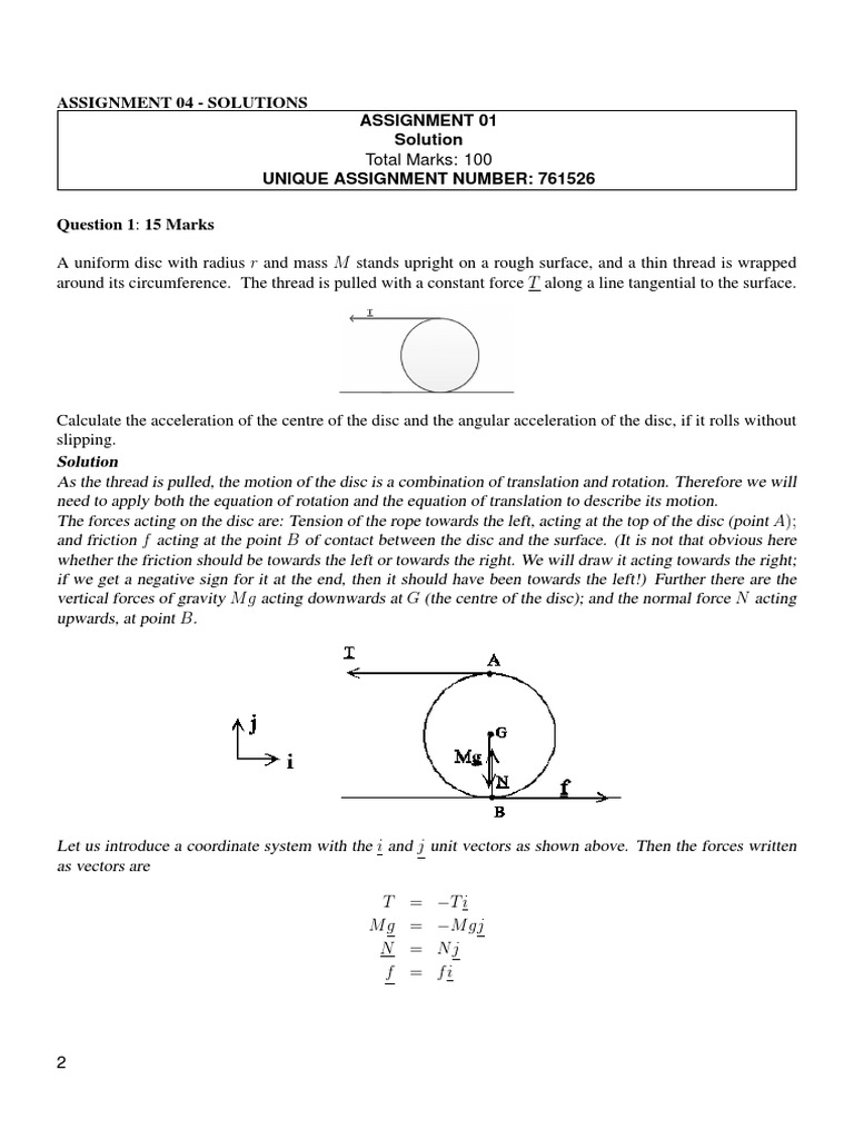 APM1612 Questions and Answers | PDF | Rotation Around A Fixed Axis | Force