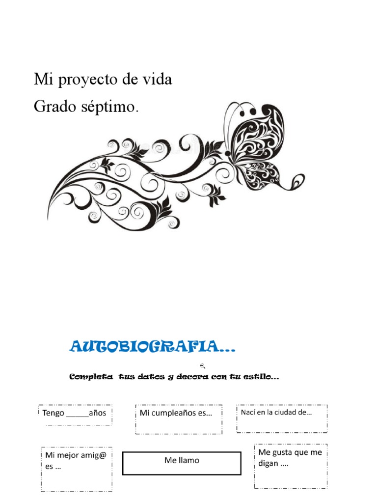 Mi Proyecto de Vida Septimo | PDF