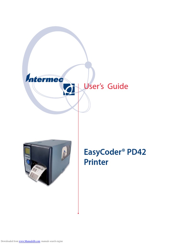 Easycoder pd42 | PDF | Usb | Printer (Computing)
