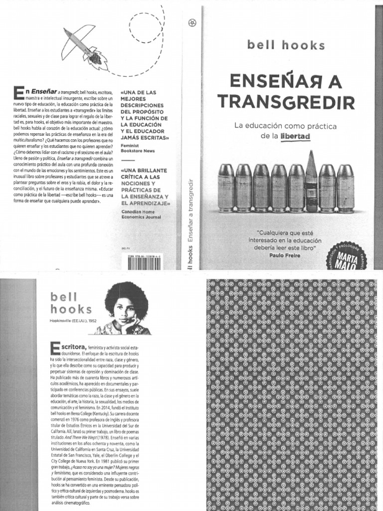 Texto 1. Bell Hooks-Enseñar A Transgredir | PDF