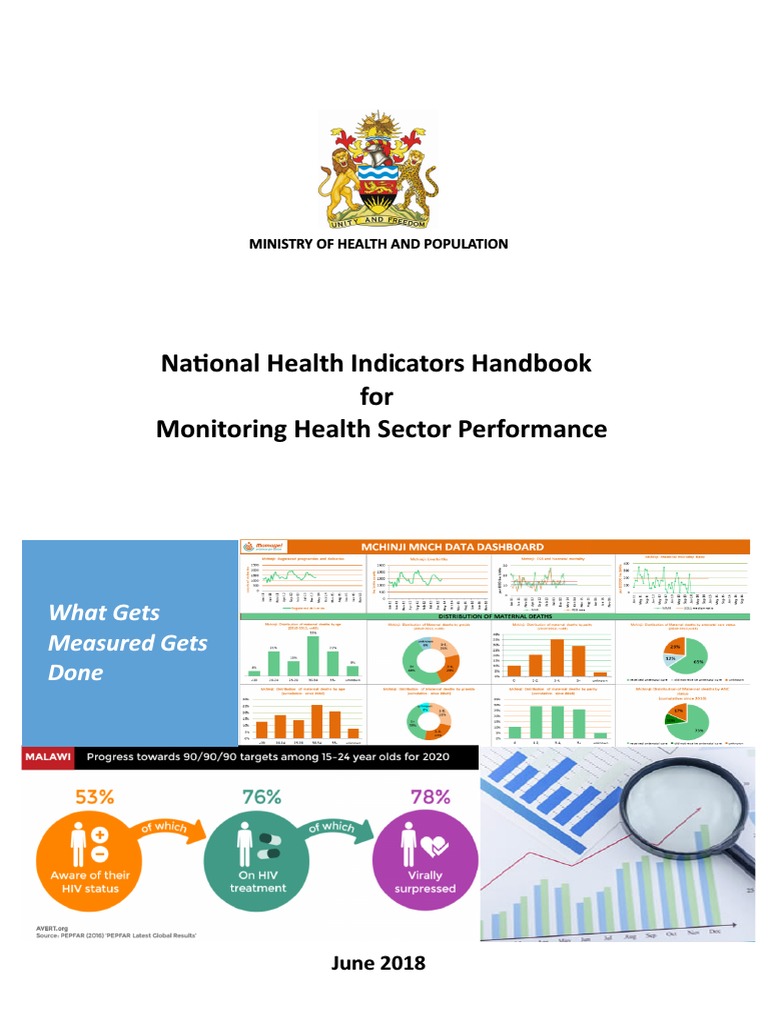 Malawi National Health Indicators FINAL v11 Clean WT Sign Combo | PDF ...