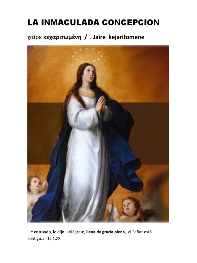 La Inmaculada Concepcion | PDF