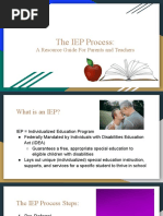 Iep Deped Format | PDF | Individualized Education Program | Learning