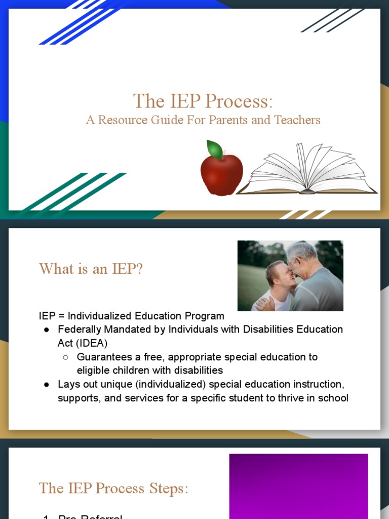 The IEP Resource Guide | PDF | Individualized Education Program ...