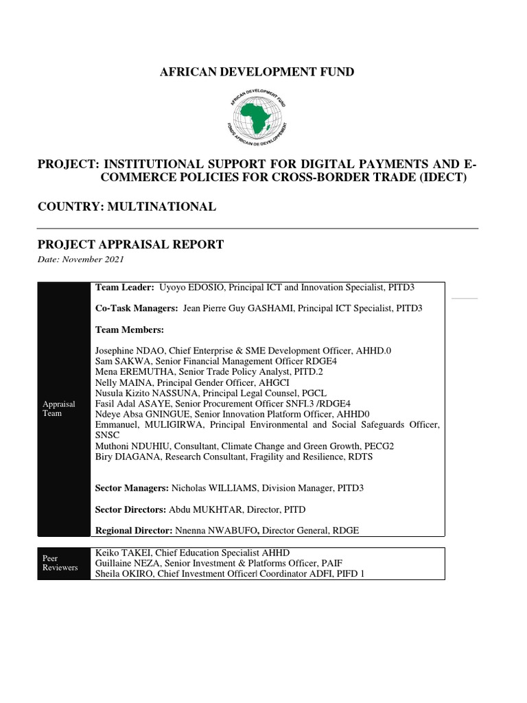 Multinational - Institutional Support For Digital Payments and ...